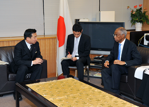 MOFA: Meeting between Mr. Tetsuro Fukuyama, State Secretary for Foreign ...